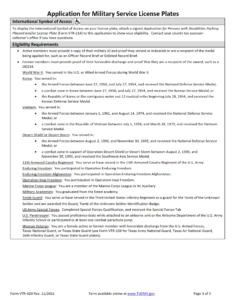 VTR-420 – Application for Military Service License Plates | Origin Form ...