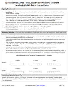 VTR-424 – Application for Armed Forces, Coast Guard Auxiliary, Merchant ...