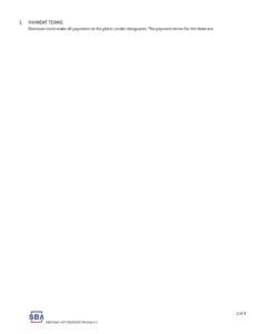 SBA Form 147 – SBA Standard Loan Note (Form 147) | Origin Form Studio