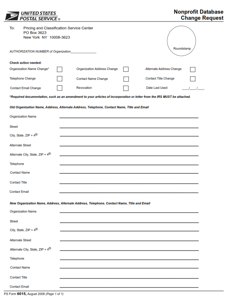 PS Form 6182 – Commercial Invoice | Origin Form Studio