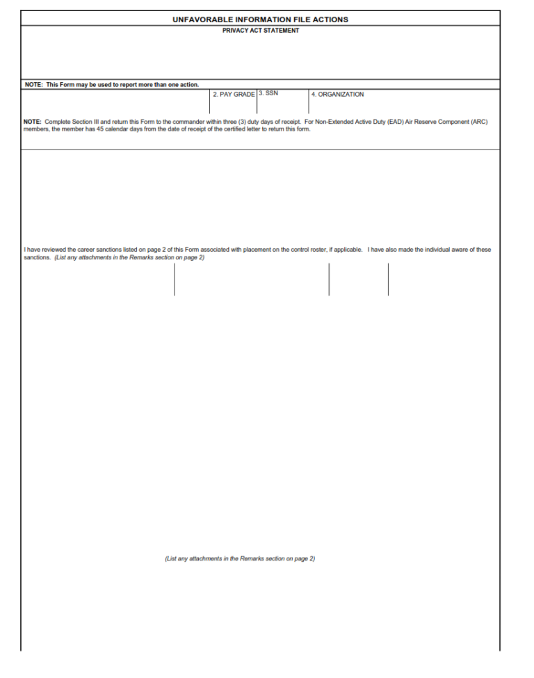 AF Form 1035 – AFSPECWAR Evaluation Form | Origin Form Studio