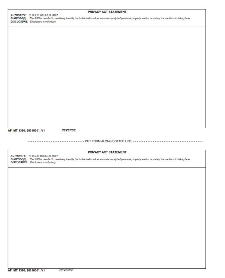 DAF Form 2860 – Special Act Or Service Award | Origin Form Studio