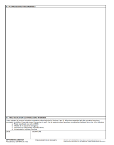 DAF Form 907 – Relocation Preparation Checklist | Origin Form Studio