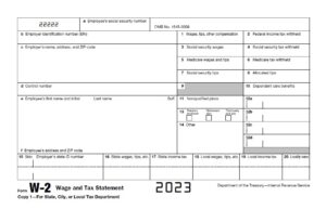 W2 Form 2023 Printable | Origin Form Studio