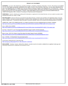 DD Form 372 – Request for Verification of Birth | Origin Form Studio